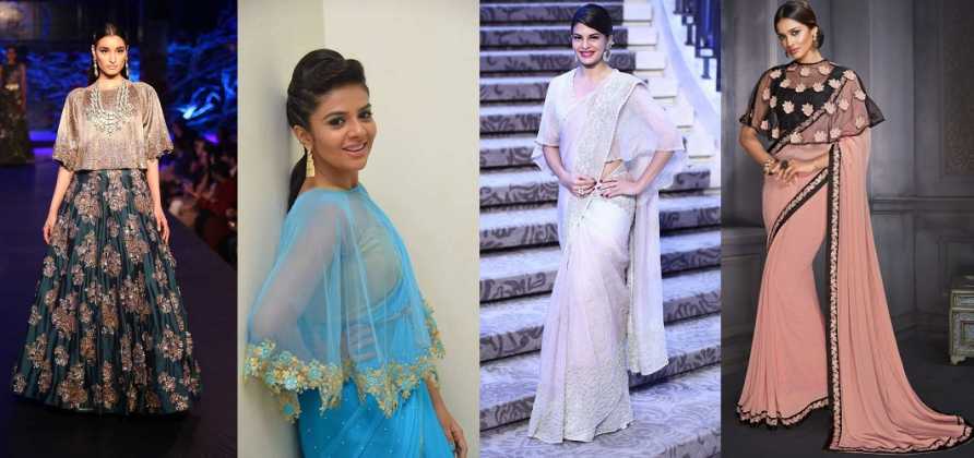 Be A Style Goddess With Cape Style Blouse - FashionBuzzer.com