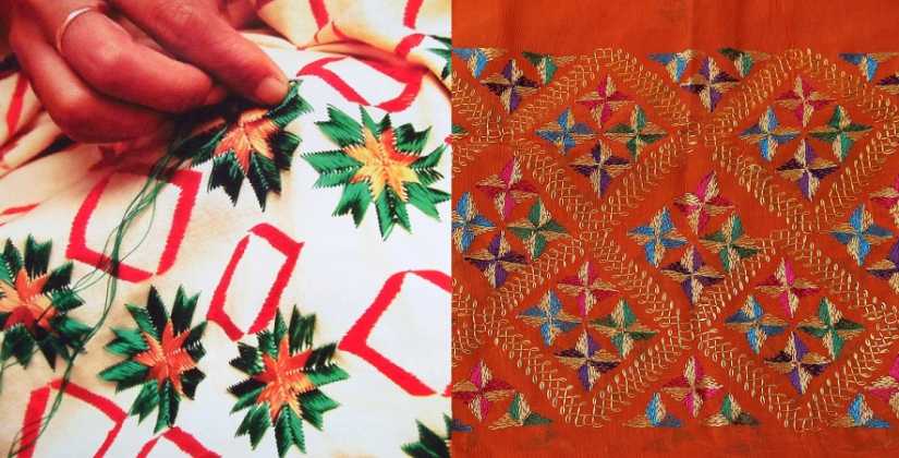 The Vibrant And Ever Gorgeous Phulkari Designer Blouses - FashionBuzzer.com